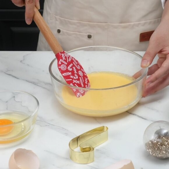 CWC | Kitchen | Cwc Spatula And Cookie Cutter Red And Gold | Poshmark